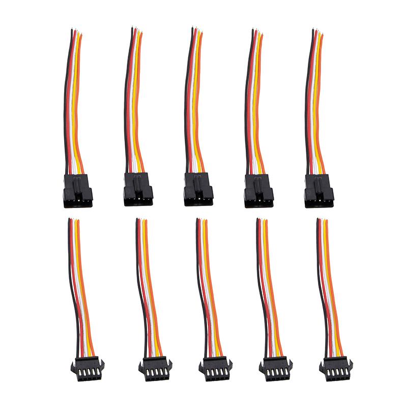 SM 5 PIN connector with 22AWG cable - 5M/5F – Ewheel-b2b